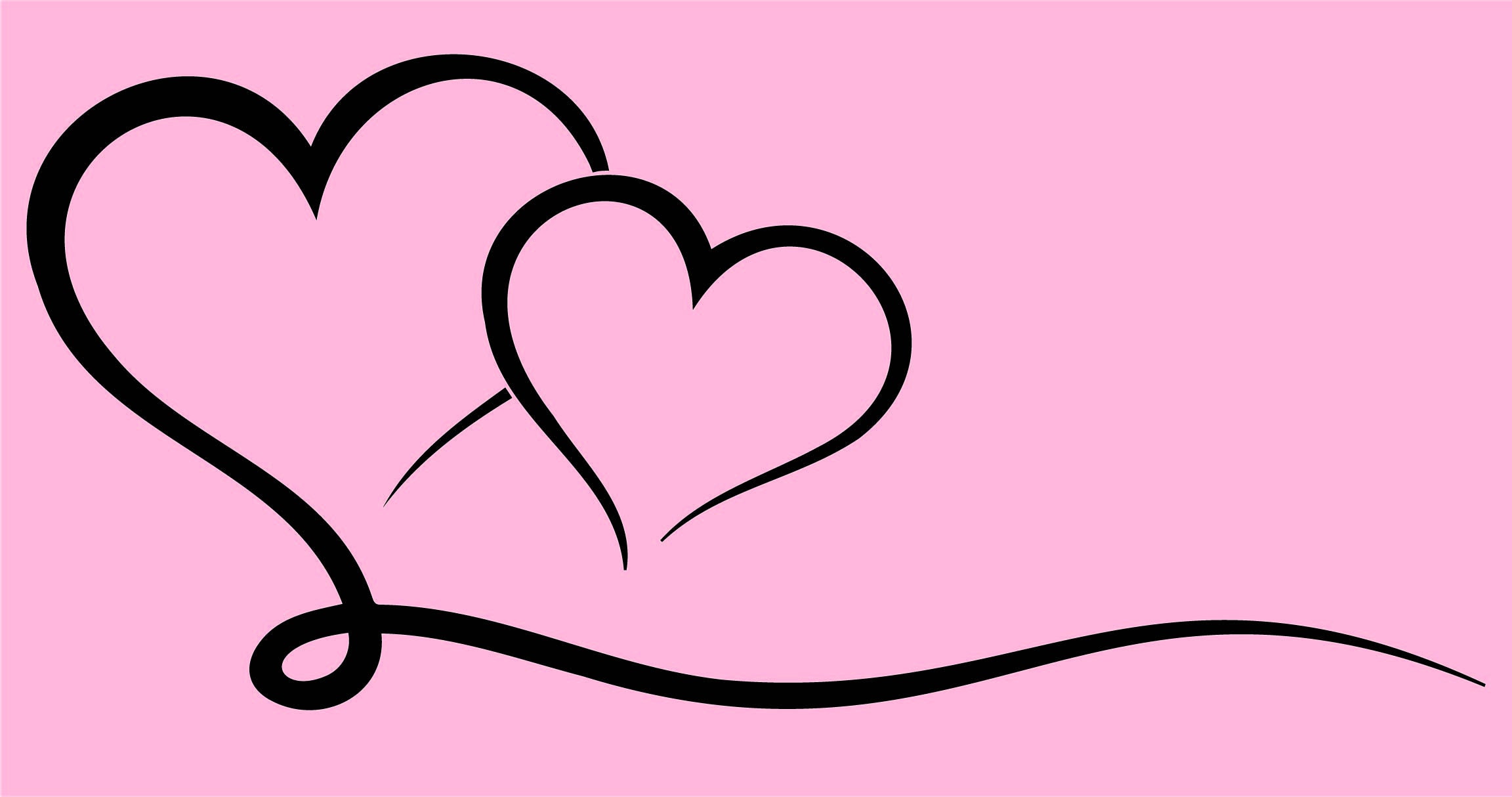 Double Love Hearts Digital Download - Ai-eps-png-svg - Etsy