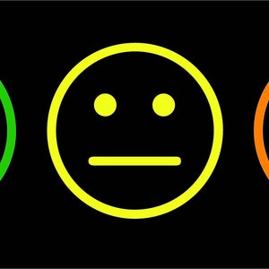 Smiley Face Feedback Scale: Vector Graphics (digital Download) - Etsy