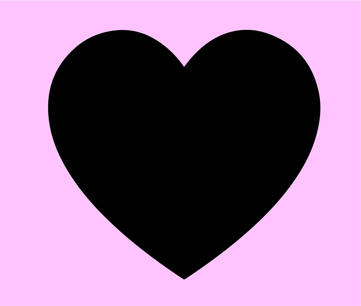 Love Heart Outline Digital Download - Ai-eps-png-svg - Etsy