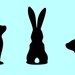 Easter Bunnies Instant Digital Download - Ai-eps-png-svg - Etsy
