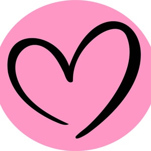 Open Love Heart Digital Download - Ai-eps-png-svg - Etsy