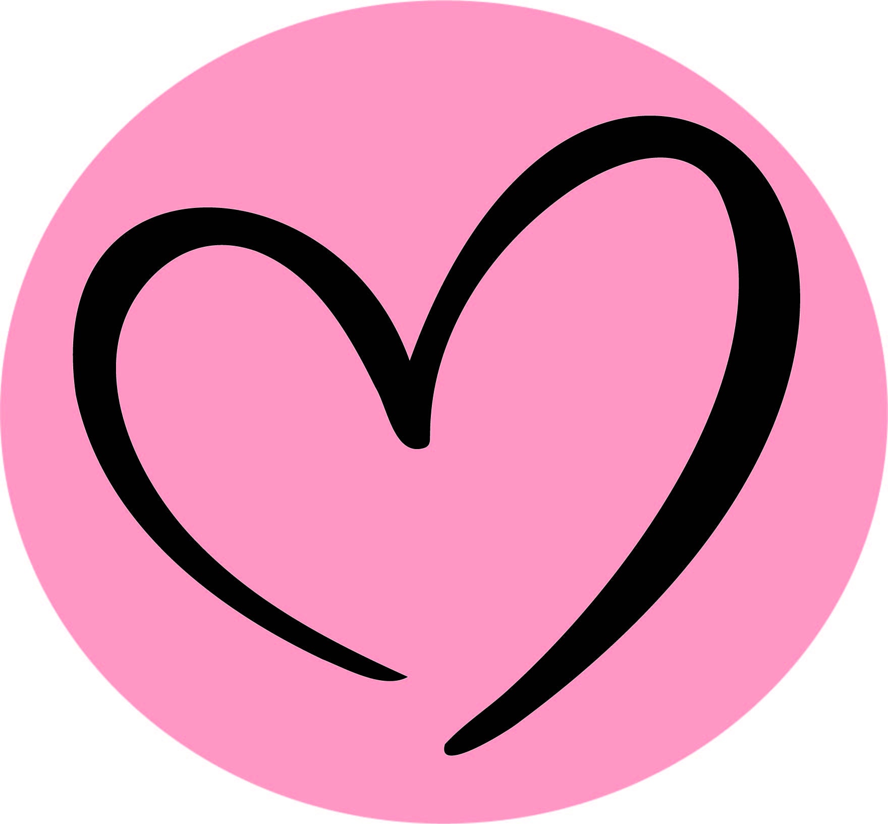 Open Love Heart Digital Download - Ai-eps-png-svg - Etsy