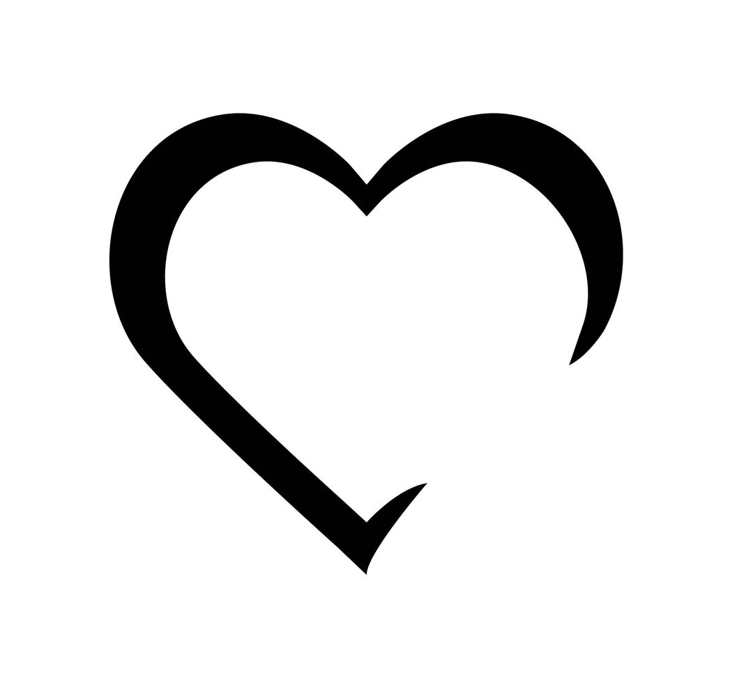 Love Heart Digital Download - Ai-eps-png-svg - Etsy