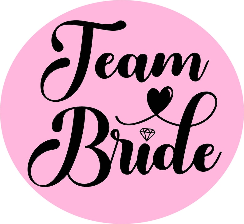 Team Bride, Wedding, Hen Do, Instant Digital Download - Ai-eps-png-svg ...