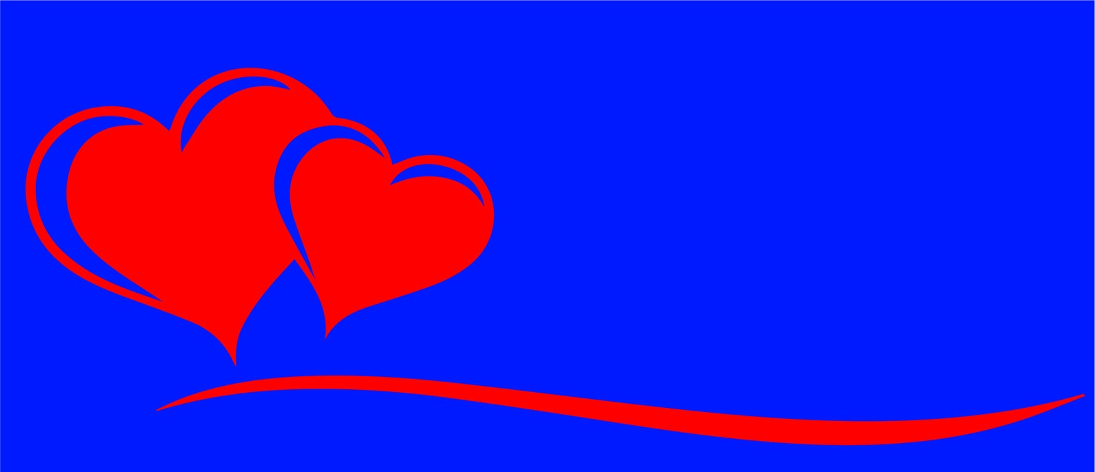 Red Double Heart Logo Vector (digital Download) - Etsy