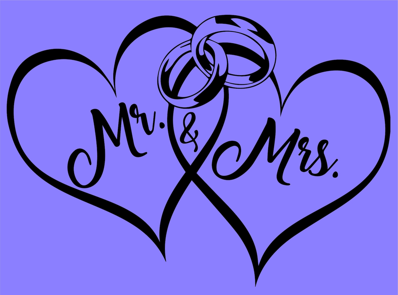 Wedding Hearts, Wedding Bands, Mr and Mrs Logo, New Weds Svg, Wedding ...