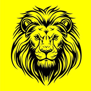 Ferocious Lion Head Vector: Ai-eps-png-svg (digital Download) - Etsy