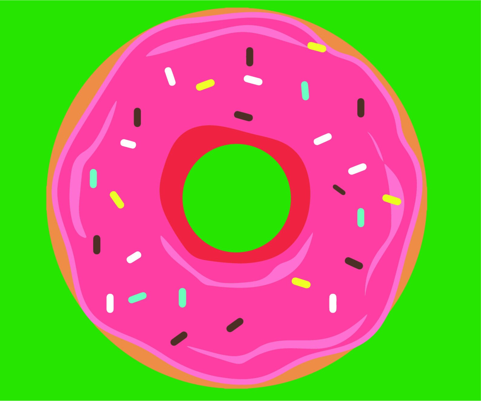 Donut, Donut Logo, Pink Donut, Donut Svg, Donut Digital Download - Ai ...