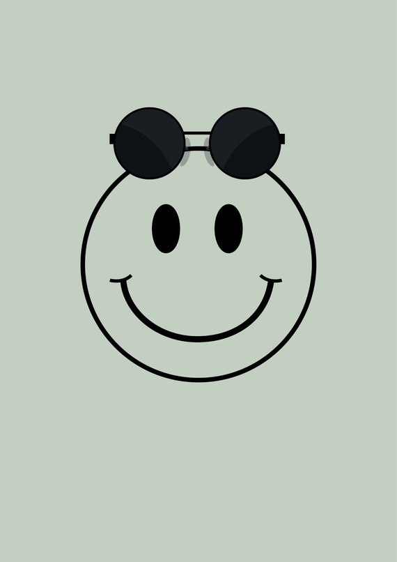 Smiley Face With Sunglasses Clip Art