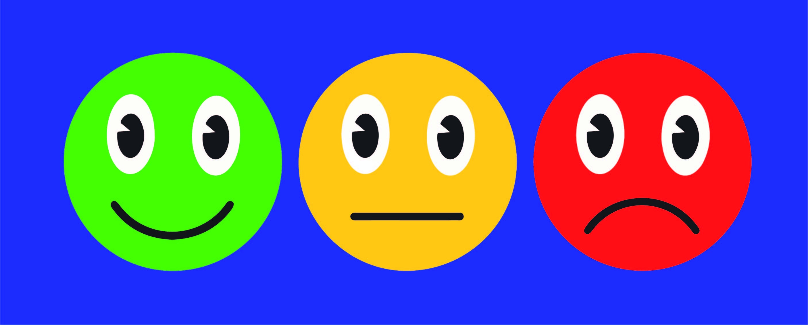 Emoji Faces SVG: Happy, Neutral, Sad Clipart (digital Download) - Etsy