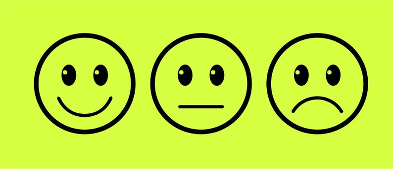 3 Smiley Faces, Smiley Face, Digital Download - Ai-eps-png-svg - Etsy