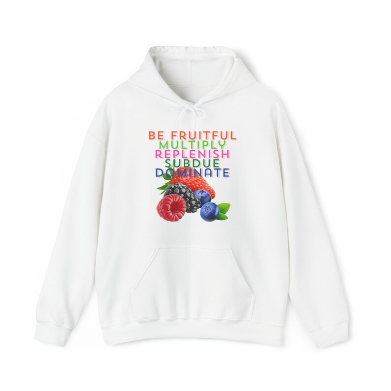 Be Fruitful and Multiply Hoodie, Bible Verse Hoodie, Unisex Heavy Blend ...