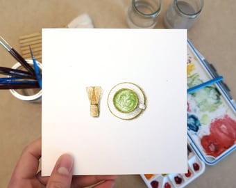 I Love You Very Matcha Matcha Latte Love Anniversary Card - Etsy UK