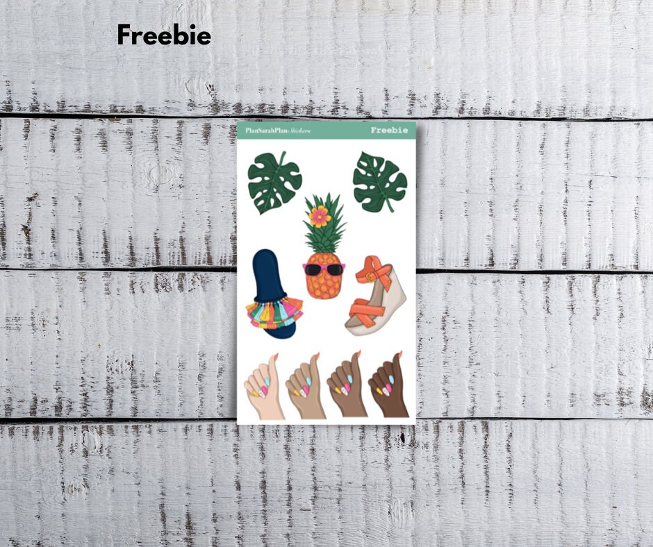 A5 June Hello Summer Monthly Sticker Kit for EC Lifeplanner - Etsy