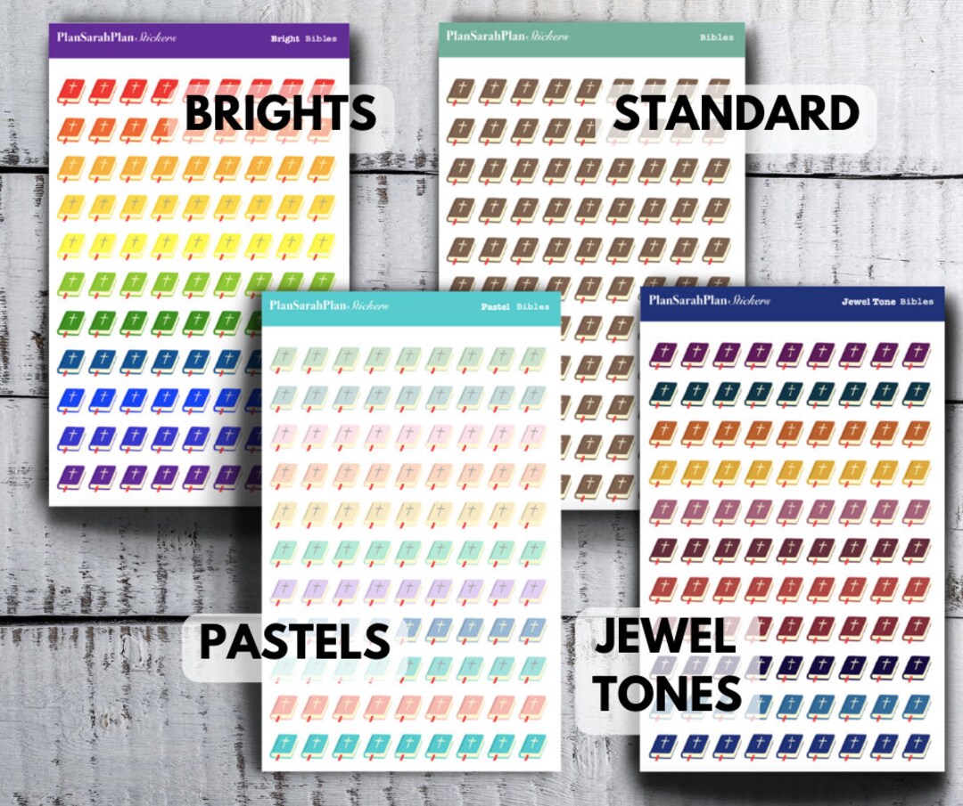 Holy Bible Planner Stickers - Etsy