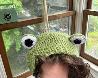 Crochet Frog Beanie Hat - Etsy