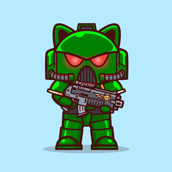 Salamanders 40k Sticker - Etsy