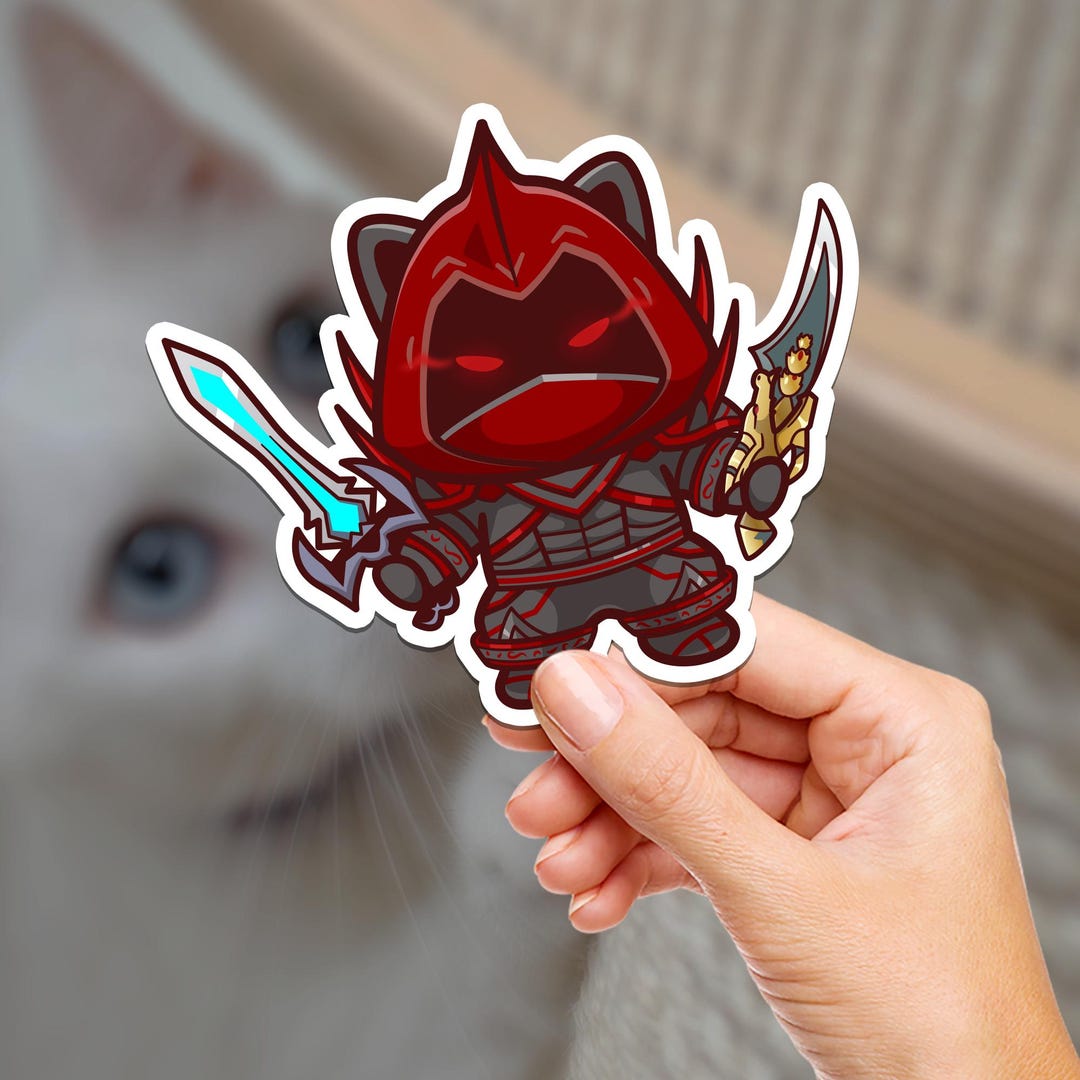 Rogue Kitty Vinyl Sticker: World of Warcraft Cat Decal - Etsy