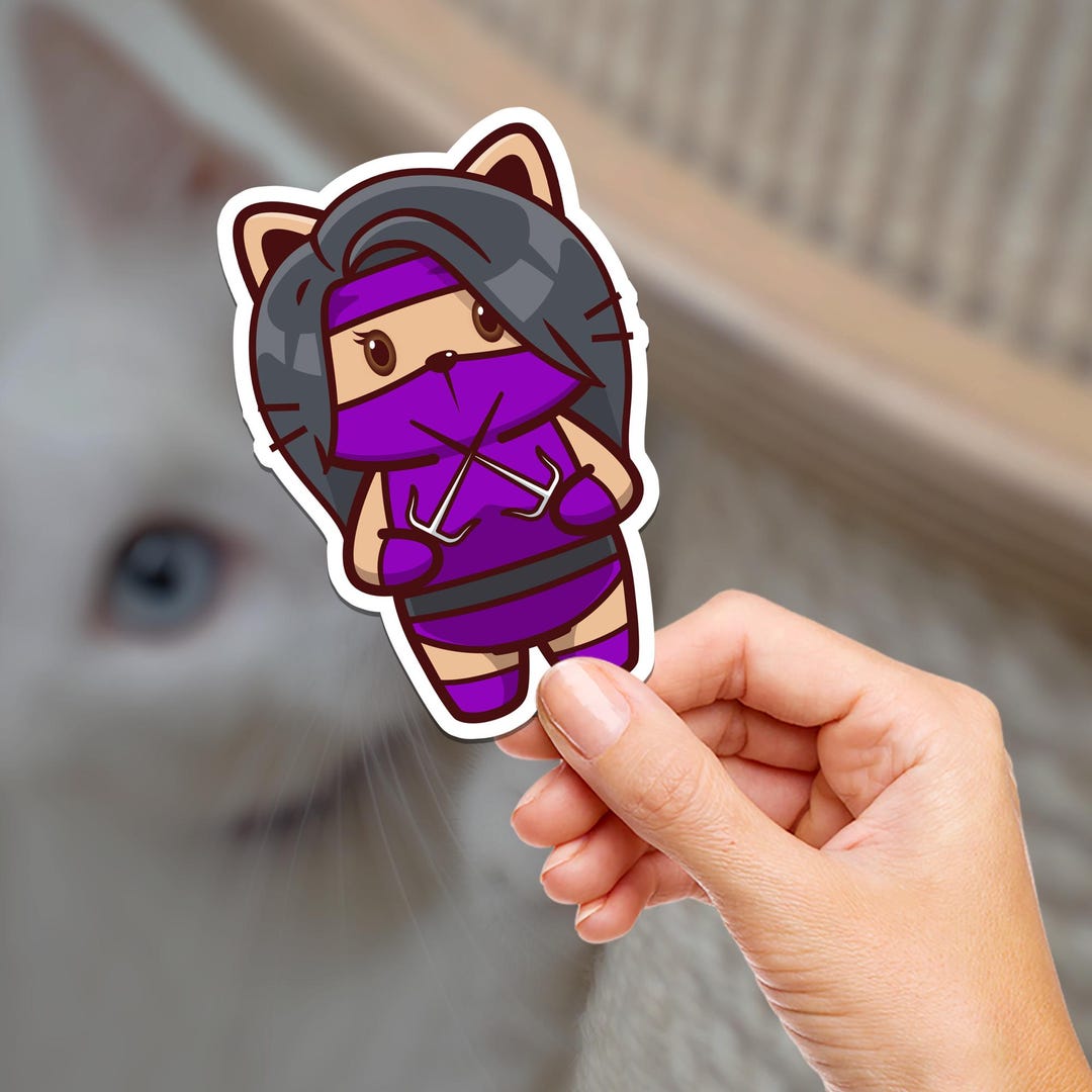 Mileena Kitty / Mortal Combat / Cat Stickers / Vinyl / Journaling ...
