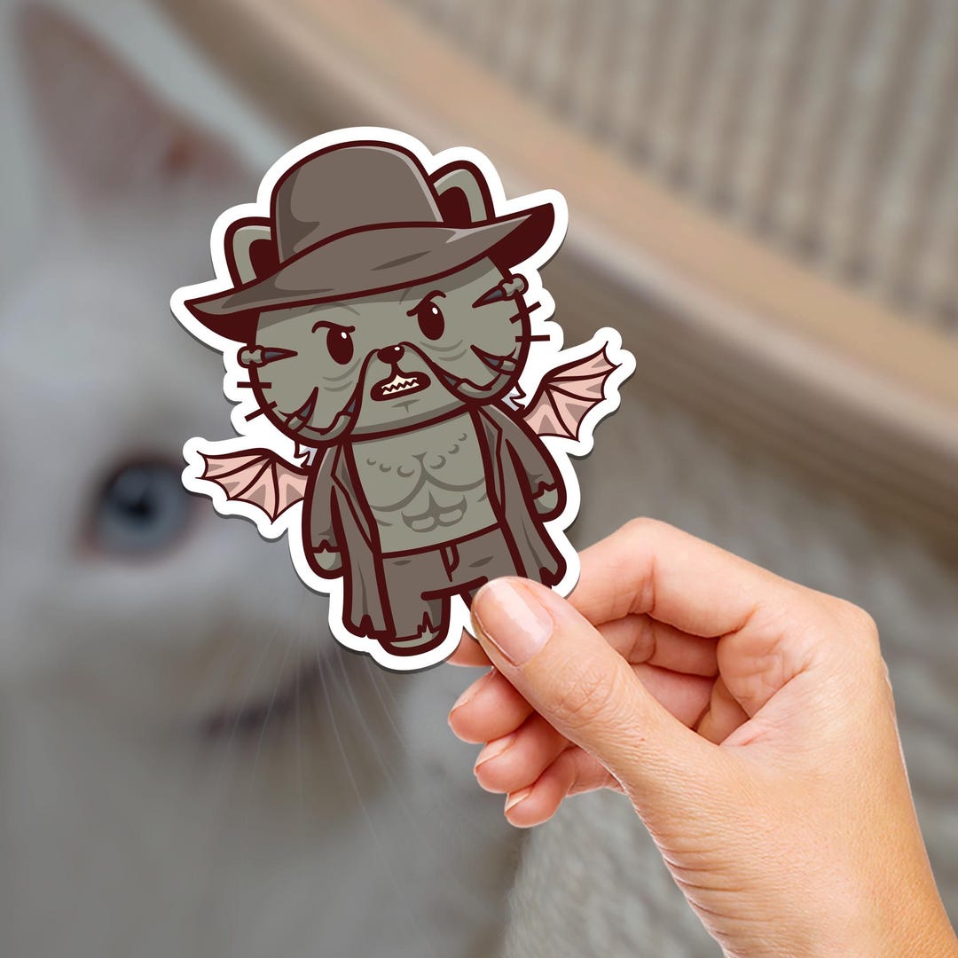 Horror Movie Killer Kitty / Cat Stickers / Vinyl / Journaling ...