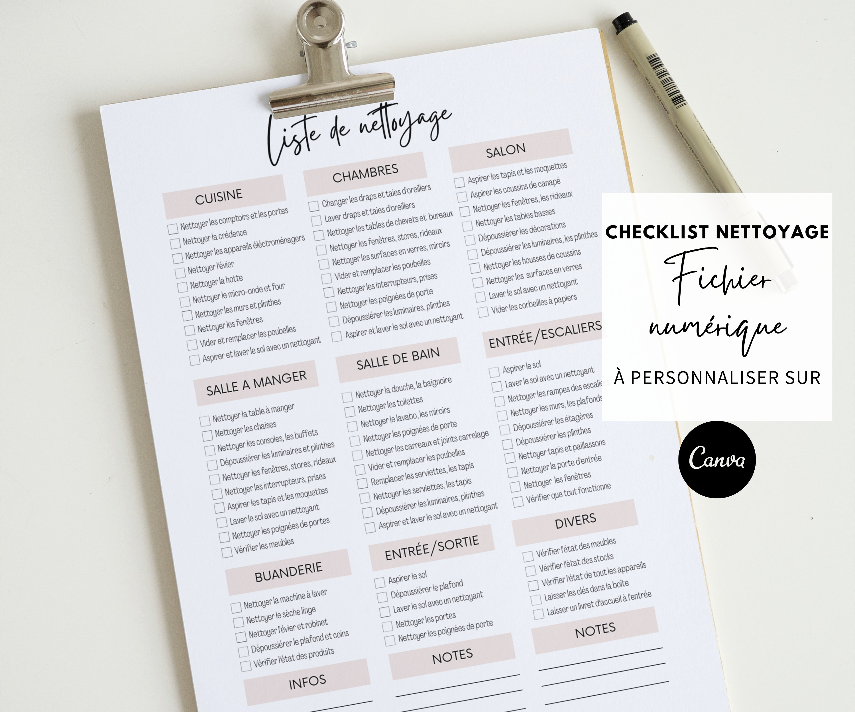 Modèle Checklist Nettoyage: Exemple De Liste De Nettoyage – AQNY