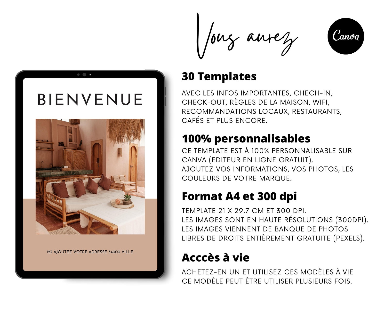 Modèle de livret accueil airbnb en françaisaffiche de - Etsy France Modèle de livret accueil airbnb en françaisaffiche de - Etsy France