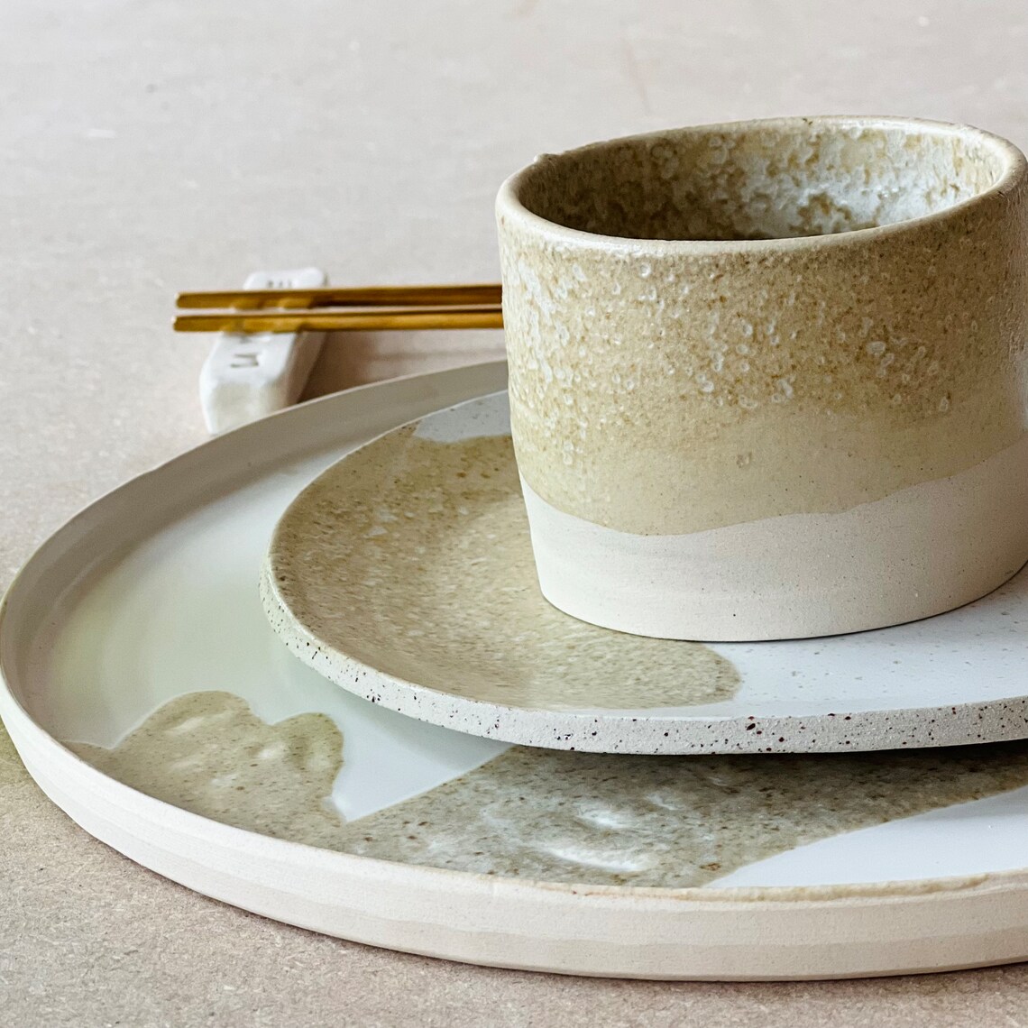 Set of 4/6 Stoneware Coffee Cups 15cl - Etsy