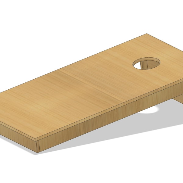 Regulation Cornhole Board Plans - Etsy