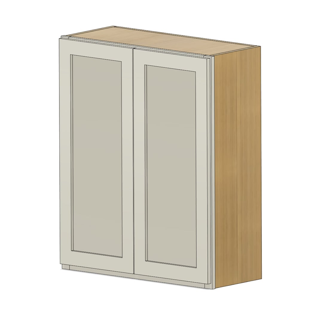 Fully Adjustable FACE FRAME Upper Cabinet Fusion 360 File - Etsy