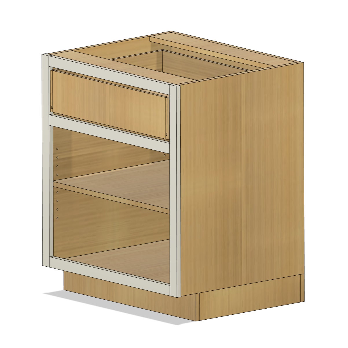 Fully Adjustable FACE FRAME Base Cabinet Fusion 360 File - Etsy