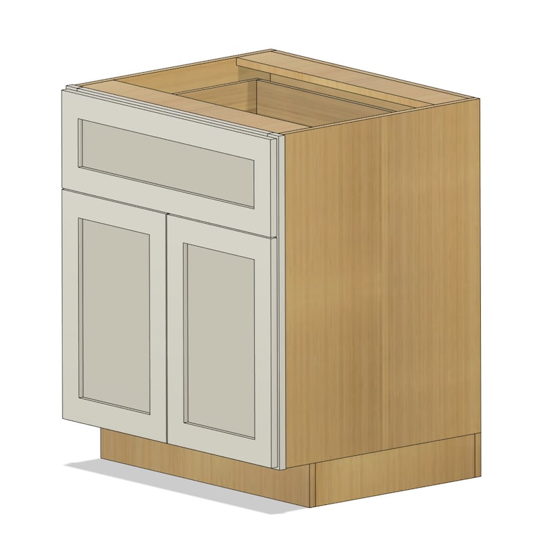 Fully Adjustable FACE FRAME Base Cabinet Fusion 360 File - Etsy