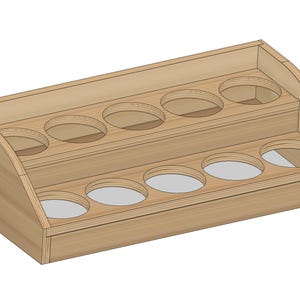 Torani Syrup Bottle Rack Fusion 360 CNC File, TOOLPATHS INCLUDED! - Etsy