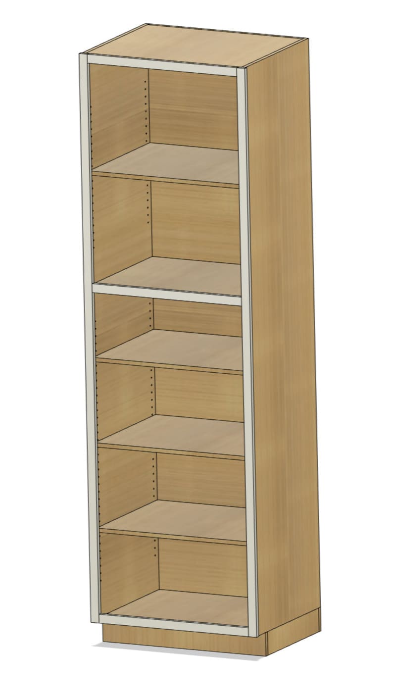 Fully Adjustable FACE FRAME Tall Cabinet Fusion 360 File - Etsy