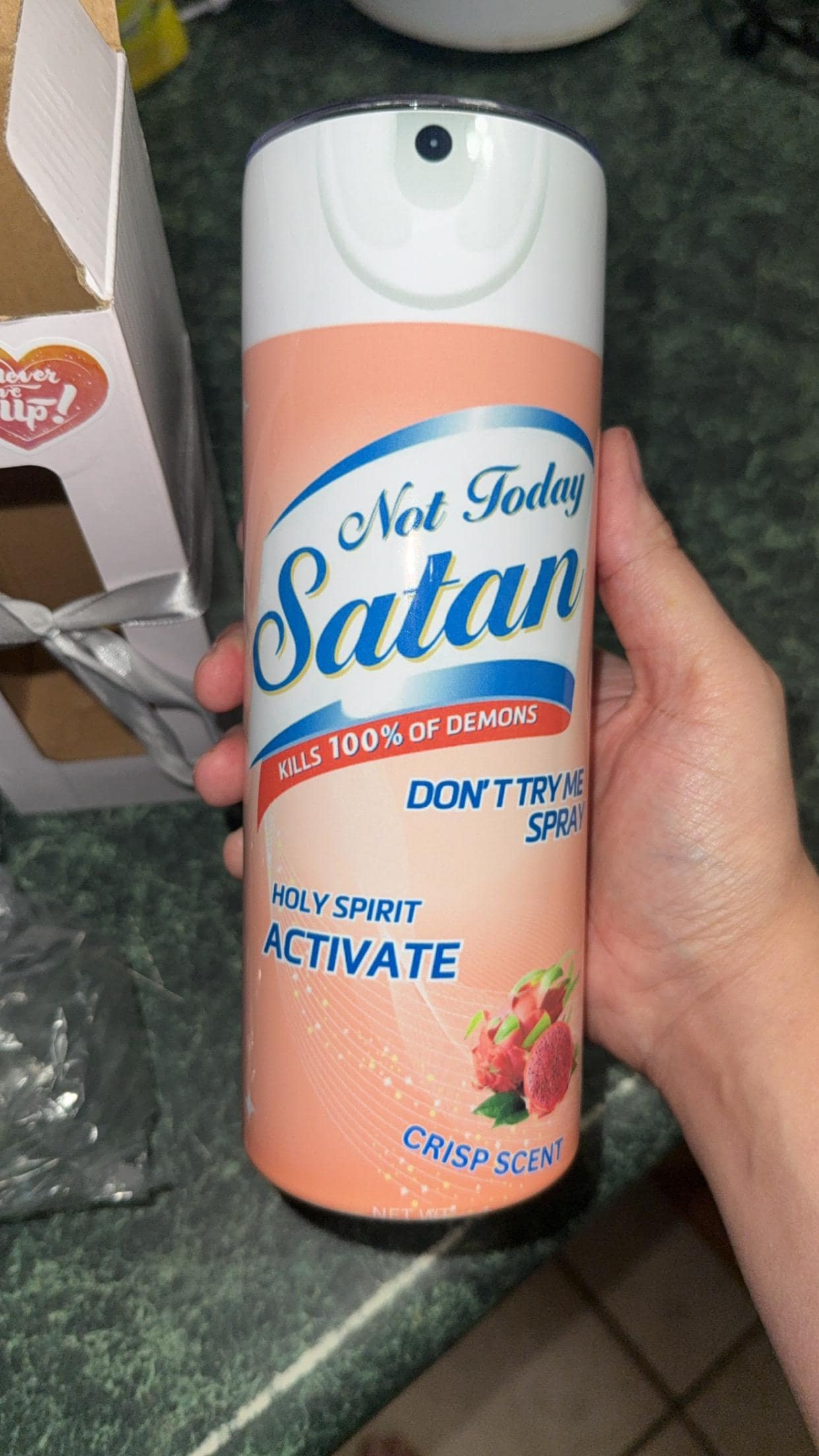 Pink Dragon Fruit Not Today Satan Spray Digital Tumbler Wrap - Etsy