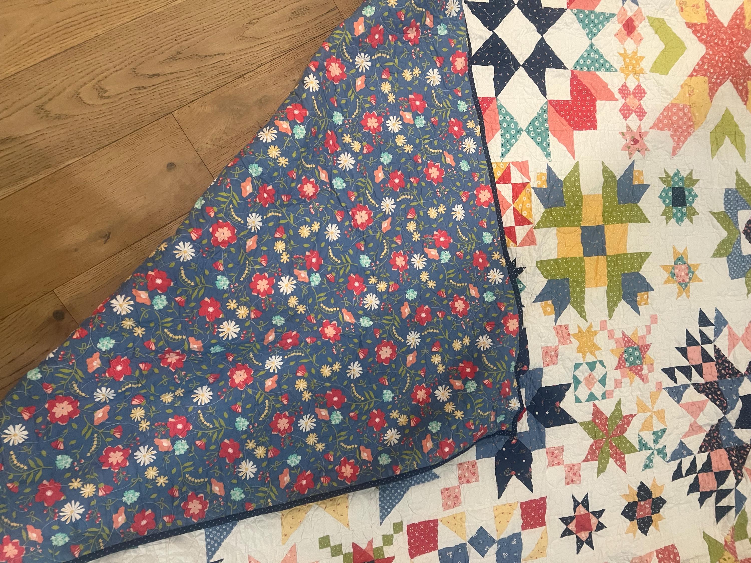 Beautiful Modern Quilt Barn Star Sampler Twin 88 X 72 Handmade - Etsy