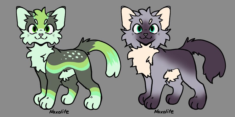 BATCH 3 - Cat OC Adopt Character Design Furry Adoptable Fursona Oc ...