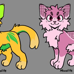 BATCH 3 - Cat OC Adopt Character Design Furry Adoptable Fursona Oc ...