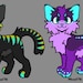 BATCH 3 Cat OC Adopt Character Design Furry Adoptable Fursona Oc ...