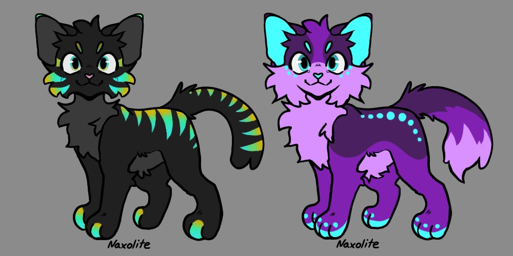 BATCH 3 - Cat OC Adopt Character Design Furry Adoptable Fursona Oc ...
