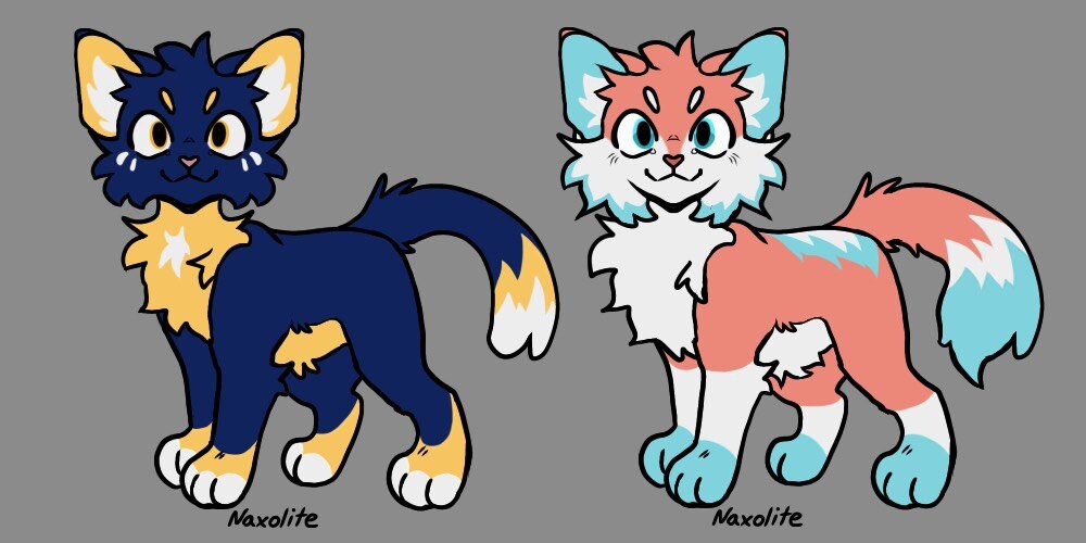 Cat OC Adopt Character Design Furry Adoptable Fursona Oc Reference - Etsy