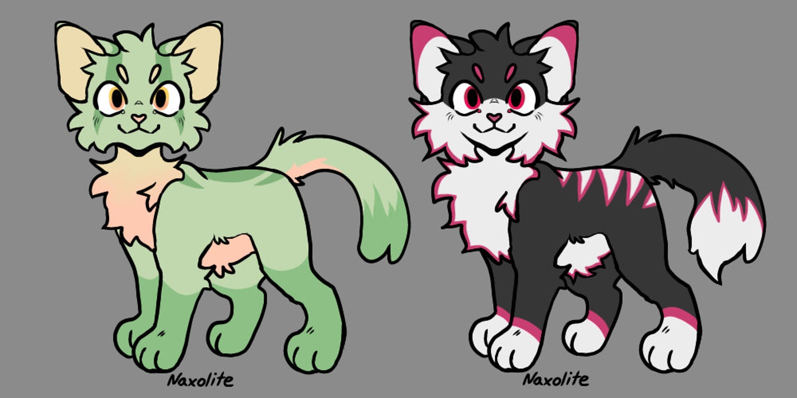 BATCH 3 - Cat OC Adopt Character Design Furry Adoptable Fursona Oc ...