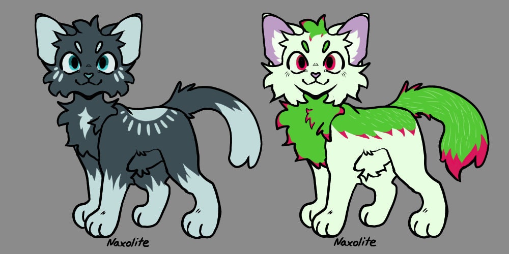 BATCH 2 Cat OC Adopt Character Design Furry Adoptable Fursona Oc ...