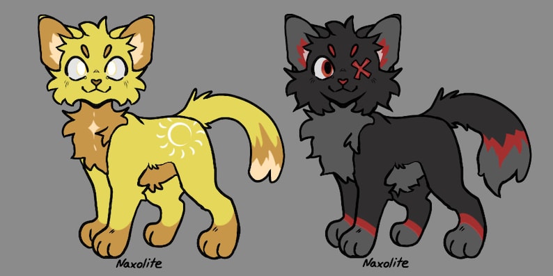 BATCH 3 - Cat OC Adopt Character Design Furry Adoptable Fursona Oc ...