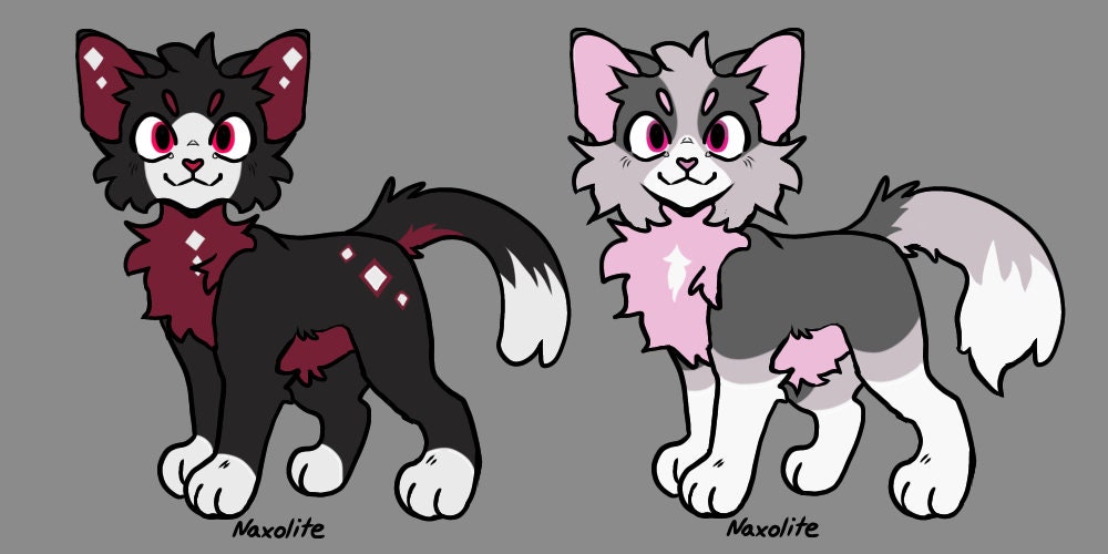 BATCH 2 Cat OC Adopt Character Design Furry Adoptable Fursona Oc ...