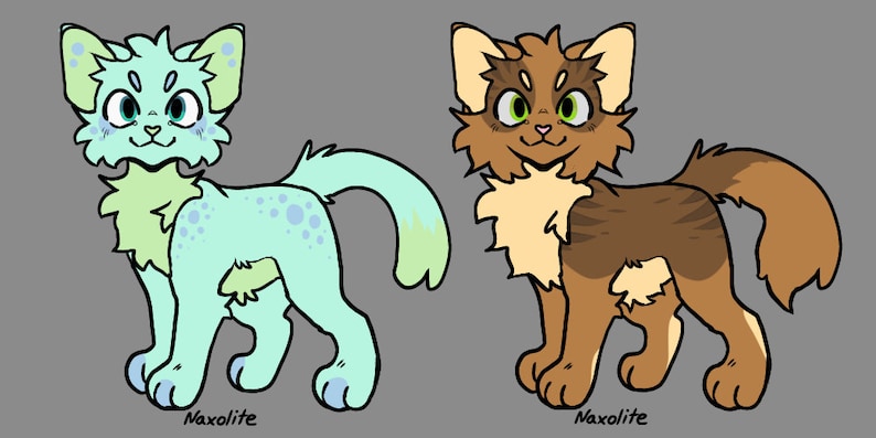 BATCH 3 - Cat OC Adopt Character Design Furry Adoptable Fursona Oc ...