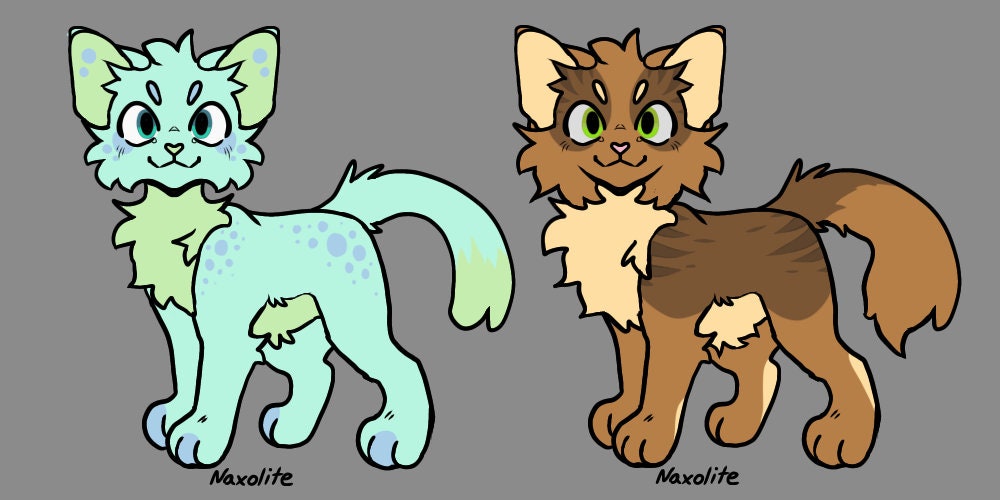 BATCH 3 - Cat OC Adopt Character Design Furry Adoptable Fursona Oc ...