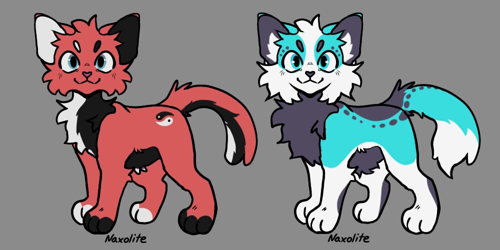 BATCH 3 - Cat OC Adopt Character Design Furry Adoptable Fursona Oc ...