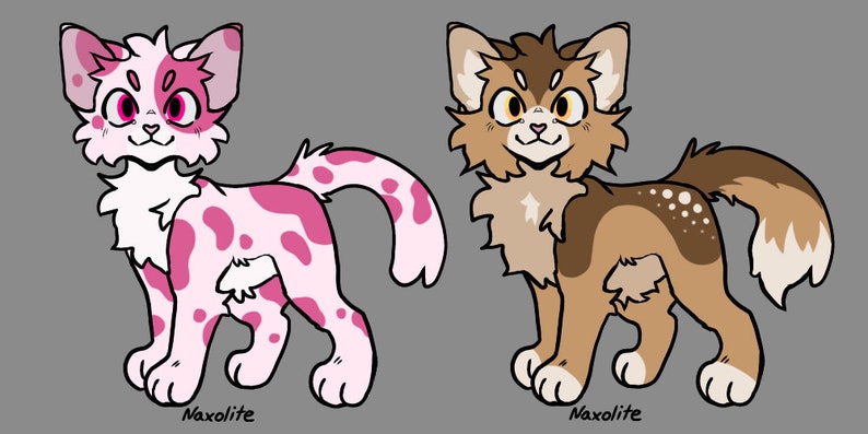 BATCH 2 Cat OC Adopt Character Design Furry Adoptable Fursona Oc ...