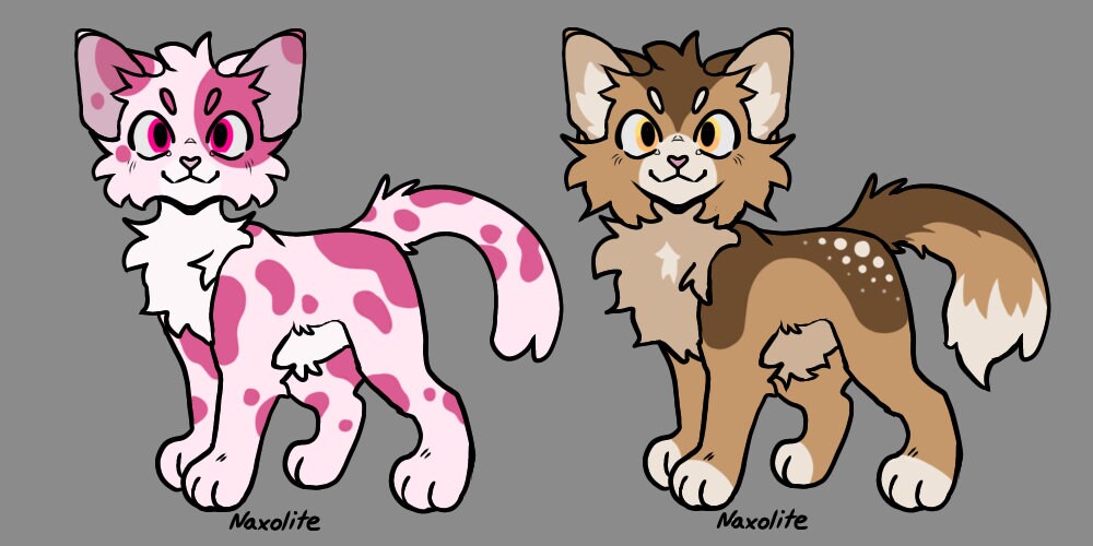 BATCH 2 Cat OC Adopt Character Design Furry Adoptable Fursona Oc ...