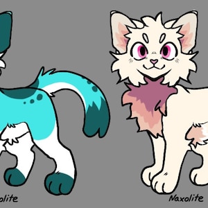Cat OC Adopt Character Design Furry Adoptable Fursona Oc Reference - Etsy
